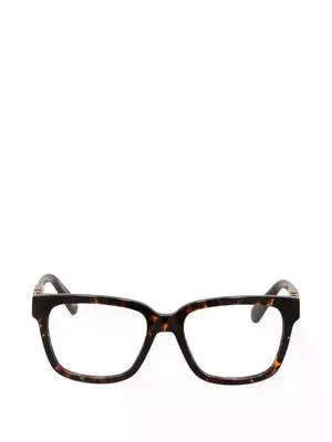 Off-White Square-frame Optical Glasses - Brown