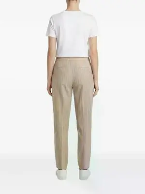 Brunello Cucinelli Striped Drawstring Waist Trousers
