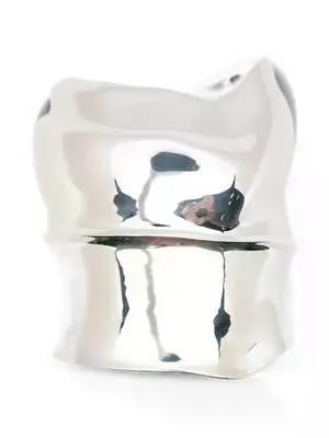 Completedworks Polished Sculptural Cuff Bracelet - Silver