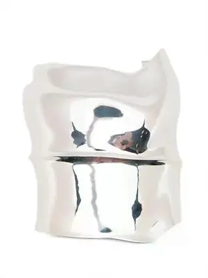 Completedworks Polished Sculptural Cuff Bracelet - Silver