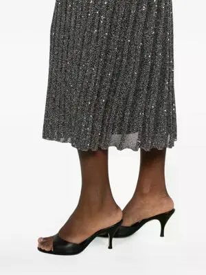 Missoni Midi Sequin-embellished Pleated Skirt