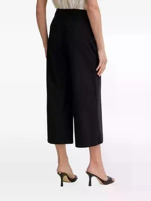 MORGAN Side-zip Cropped Trousers