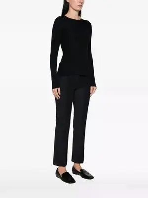Max Mara Ribbed Knit Long Sleeve Sweater