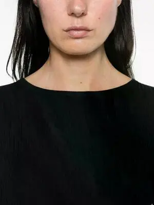 Max Mara Ribbed Knit Long Sleeve Sweater