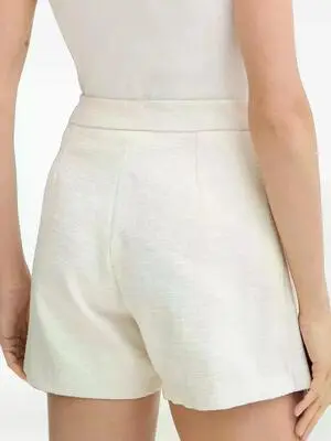 MORGAN Double-breasted Tweed-effect Skorts