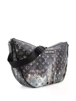 LOUIS VUITTON Alpha Limited Edition Monogram Galaxy Canvas Hobo Bag