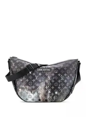 LOUIS VUITTON Alpha Limited Edition Monogram Galaxy Canvas Hobo Bag