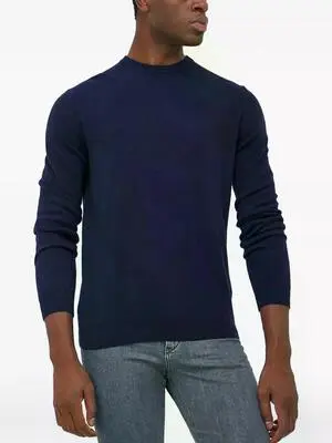 BENETTON Crew-neck Long-sleeve T-shirt - Blue