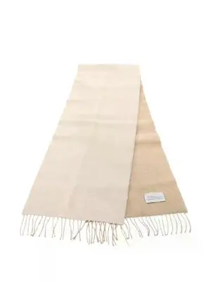 Loewe 2010s Anagram Fringed Scarf - Neutrals