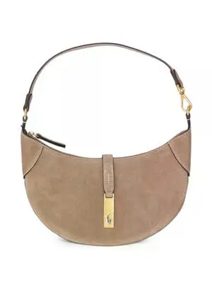 Polo Ralph Lauren Suede Shoulder Bag - Neutrals