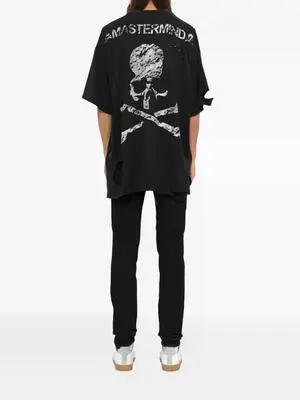 MASTERMIND WORLD Distressed Skull-print T-shirt