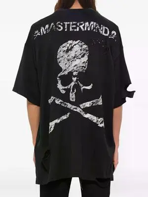 MASTERMIND WORLD Distressed Skull-print T-shirt