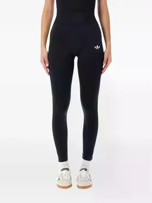 Adidas Logo-print Leggings - Black