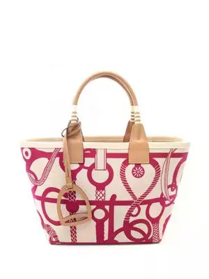 Hermès 2023 Steeple 25 Tote Bag - Neutrals