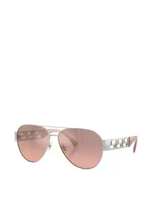 Versace Greca Pilot-frame Sunglasses