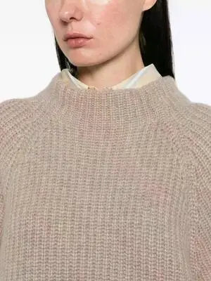 EMERSON RENALDI Ribbed Knit Raglan Sleeve Sweater