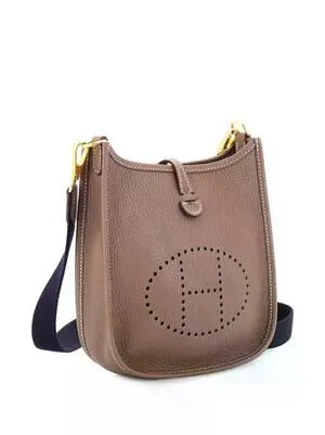 Hermès Evelyn Bag Gen Iii Clemence Tpm Crossbody Bag - Grey
