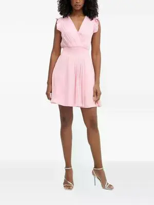 MORGAN Ruffled Smocked-waist Mini Dress