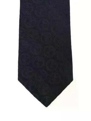 Giorgio Armani Jacquard Tie - Blue