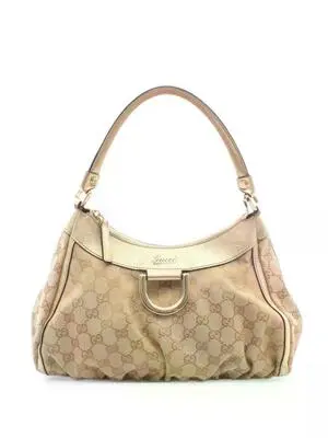Gucci 2000s Abby Gg Shoulder Bag - Neutrals