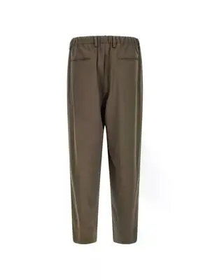 STEIN Easy Pleated Wide-leg Trousers