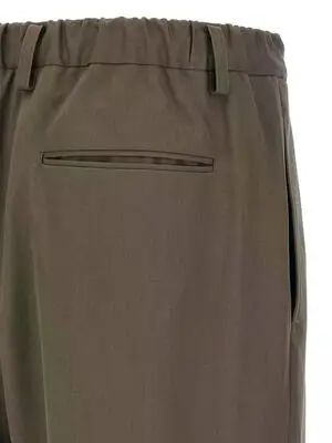 STEIN Easy Pleated Wide-leg Trousers