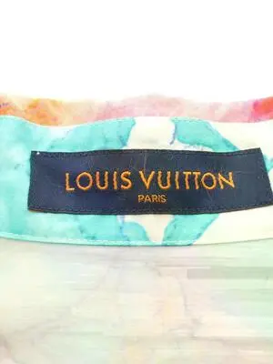 LOUIS VUITTON 2010s Monogram Watercolor Short-sleeve Shirt - White