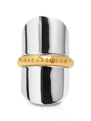 MAISON MARGIELA Vitrine Wedding Ring - Silver