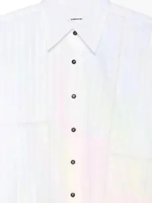 CORDERA Lace-trimmed Button-down Shirt