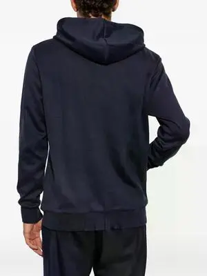 Eleventy Zip-up Drawstring Hoodie