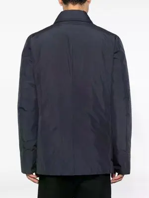 Add Button-up Logo-patch Coat