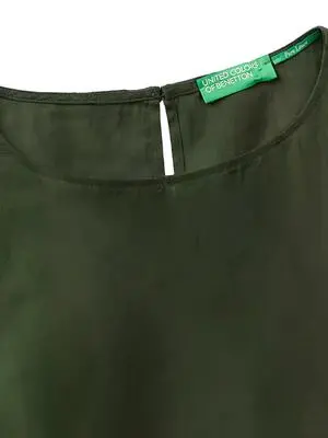 BENETTON Sleeveless Waist-strap Blouse