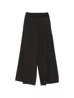 Imperial Elasticated Palazzo Pants - Brown