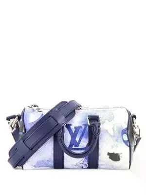 LOUIS VUITTON Keepall Bandoulière Monogram Watercolor Canvas Xs Bag - Blue