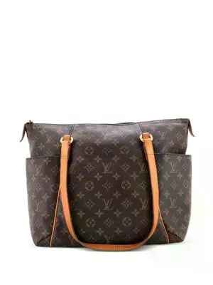 LOUIS VUITTON Monogram Canvas Shoulder Bag - Brown