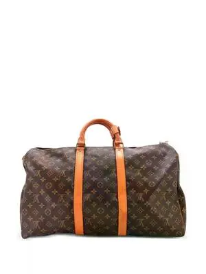 LOUIS VUITTON Monogram Canvas Keepall 50 Travel Bag