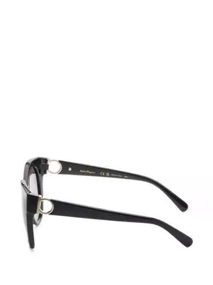 FERRAGAMO Gancini Cat-eye Sunglasses - Black