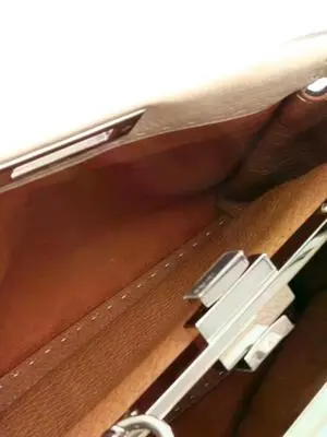 Fendi 2010s Peekaboo Leather Tote Bag