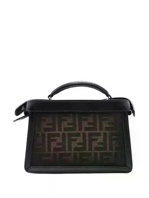 Fendi 2010-2026 Mini Zucca Canvas Peekaboo Iseeu Satchel