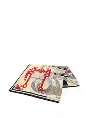 Hermès 2000s Della Cavalleria Scarf - Neutrals