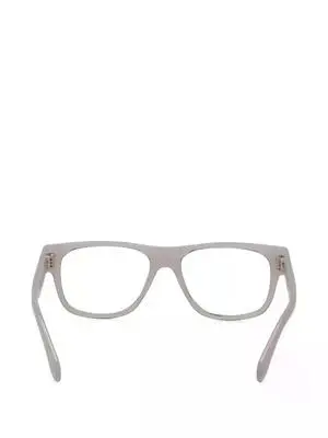 Off-White Polished-finish Rectangle-frame Glasses