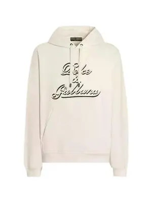 Dolce & Gabbana Jersey Hoodie With Embroidery