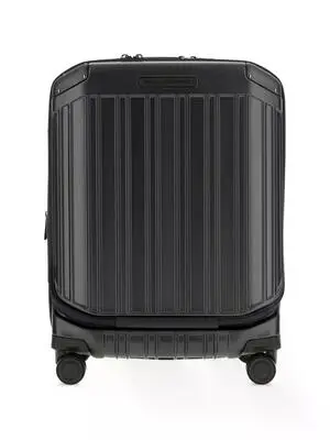 PIQUADRO Four-wheel Expandable Suitcase - Black