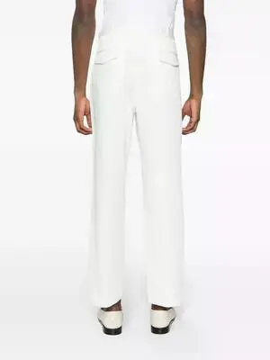 Gucci Web-detail Cotton Trousers