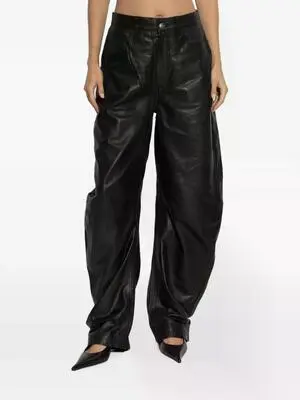 ROTATE BY BIRGER CHRISTENSEN Leather Cargo Pants