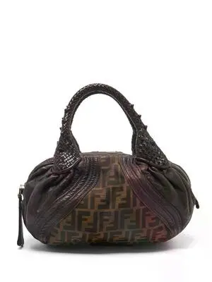 Fendi 2007 Baby Spy Zucca Shoulder Bag