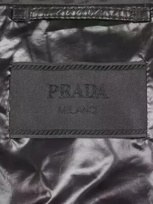 Prada Quilted High Neck Zip Jacket