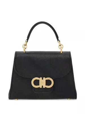 FERRAGAMO Double Gancini Top Handle Bag