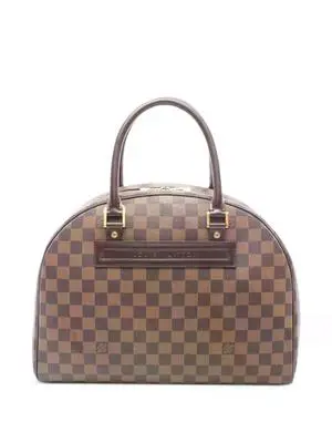 LOUIS VUITTON Damier Ebene Nolita Tote Bag - Brown