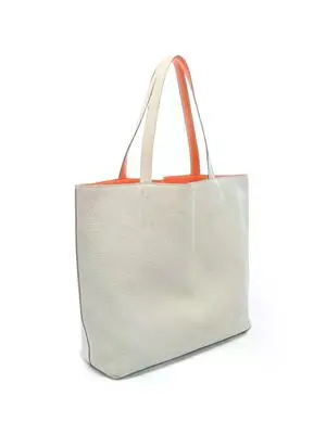 Hermès 2011 Double Sens Clemence Leather Reversible Tote Bag - Grey